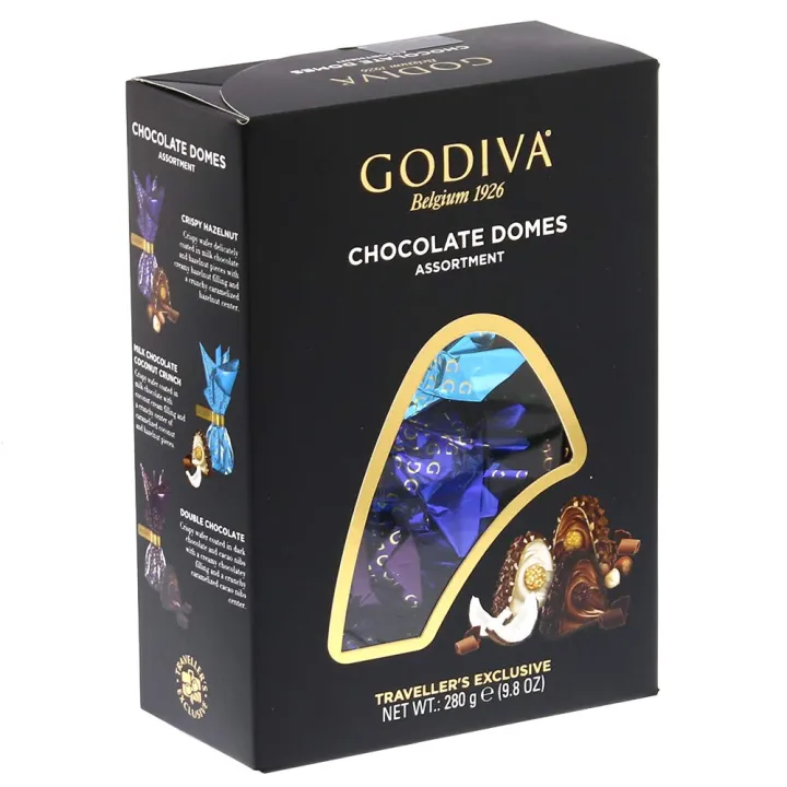 Godiva Chocolate Domes 18pc assortment / Godiva Chocolate Crispy ...