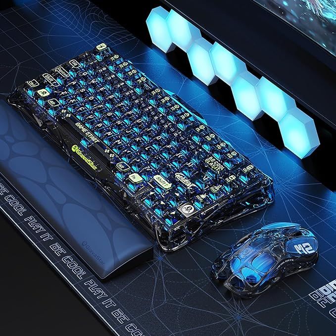 Mouse for Computer RGB Wireless Gaming — Adjustable DPI, Long Range ...