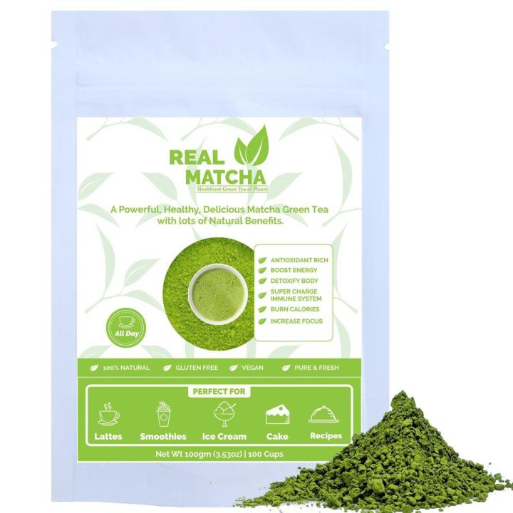 Real Matcha 100 Gm Green Tea Powder | Daraz.pk