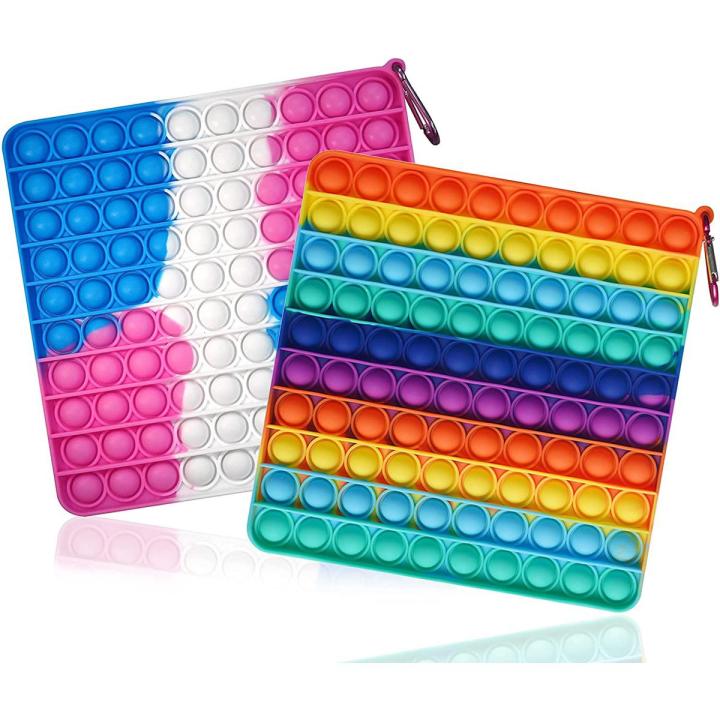 Quizy Big push popit toy square shape excellent quality silicon ...