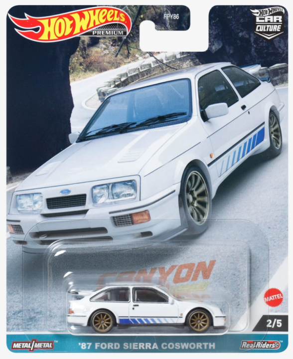 Original Hot Wheels Premium '87 Ford Sierra Cosworth 2023 Canyon ...