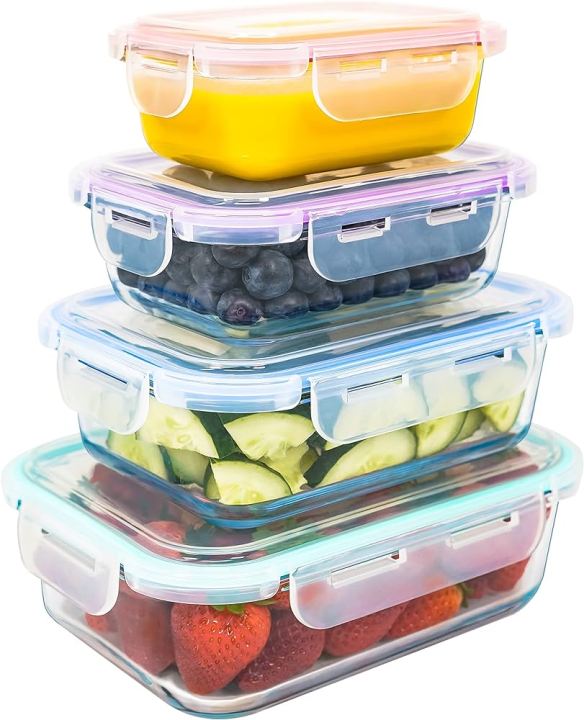 badgeFast Forward Premium Plastic Food Containers Set - 3 Containers ...