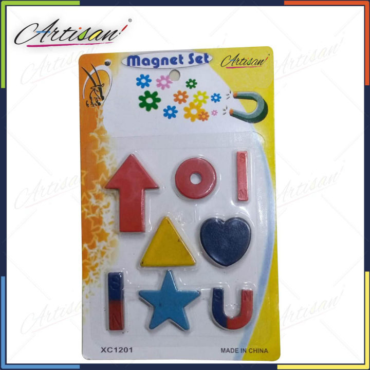 8pcs Student Teaching Magnet Play Set U horseshoe magnet, Bar magnet ...
