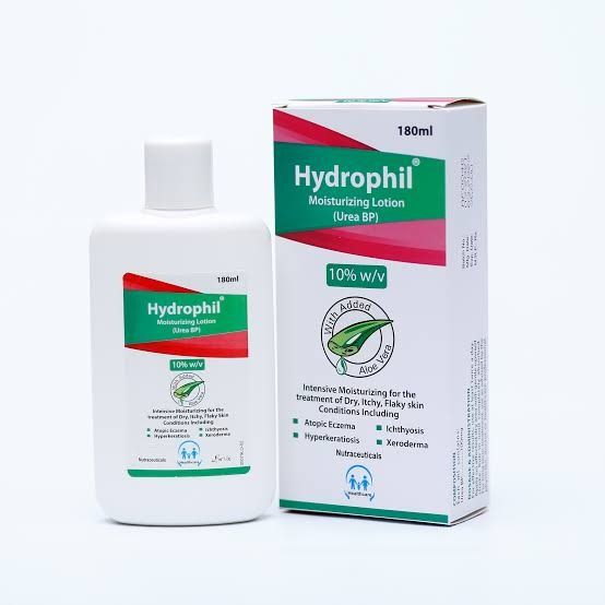 Hydrophil Moisturising Lotion for Dry Skin 10% Urea 180ml Intense ...