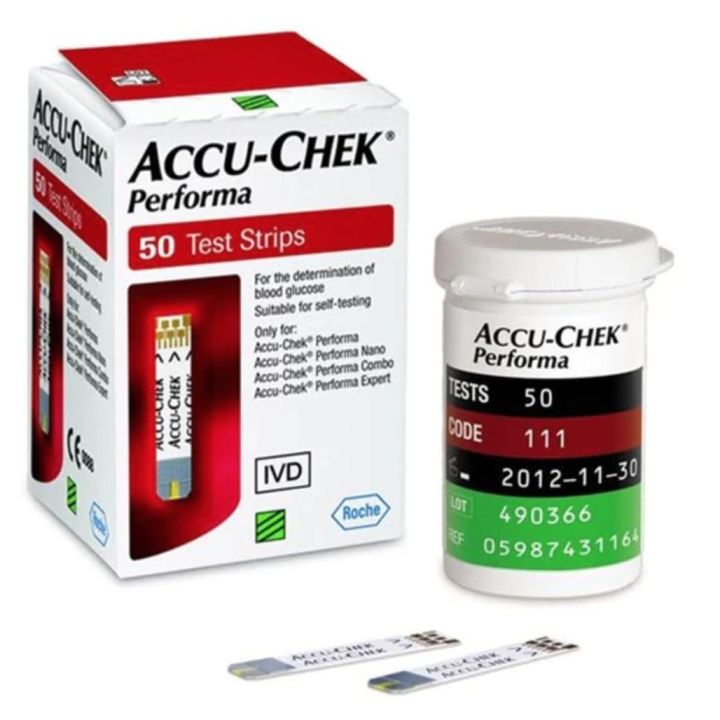 Accu Chek Performa 50 strips || Accu check test strips || Auto Code ...