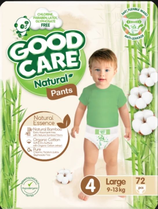 GoodCare Natural Pants Size 04 (72 Pieces) | Daraz.pk
