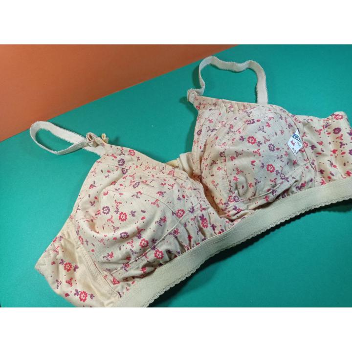 Non Padded jersey Bra with Double Elastic Bottom | Daraz.pk