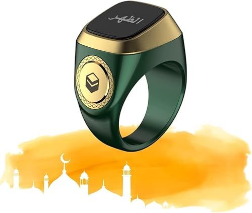 Muslim Iqibla Zikr Ring Digital Counter Tasbeeh Smart Tasbih Tally ...