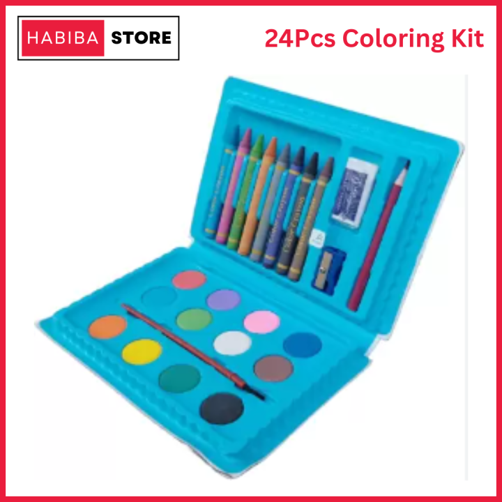 24pcs 42pcs 86pcs 150pcs Coloring Kit for Kids Multifunctional Art Set ...