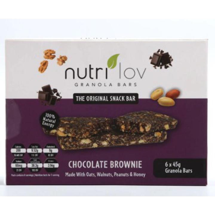 NUTRI LOV CHOCOLATE BROWNIE 6 BAR | Daraz.pk