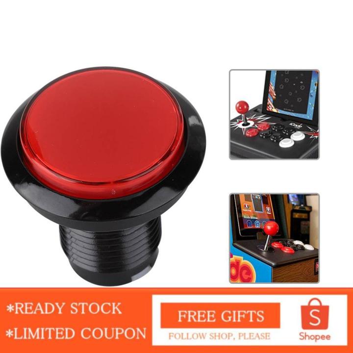【READY STOCK】 Round LED Lamp Illuminated Large Button To Arcade Machine ...