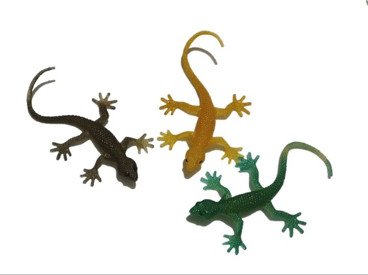 Soft Rubber Lizard Chipkali Toys-Look and Feel Like Real Pack Of 1,2,4 ...