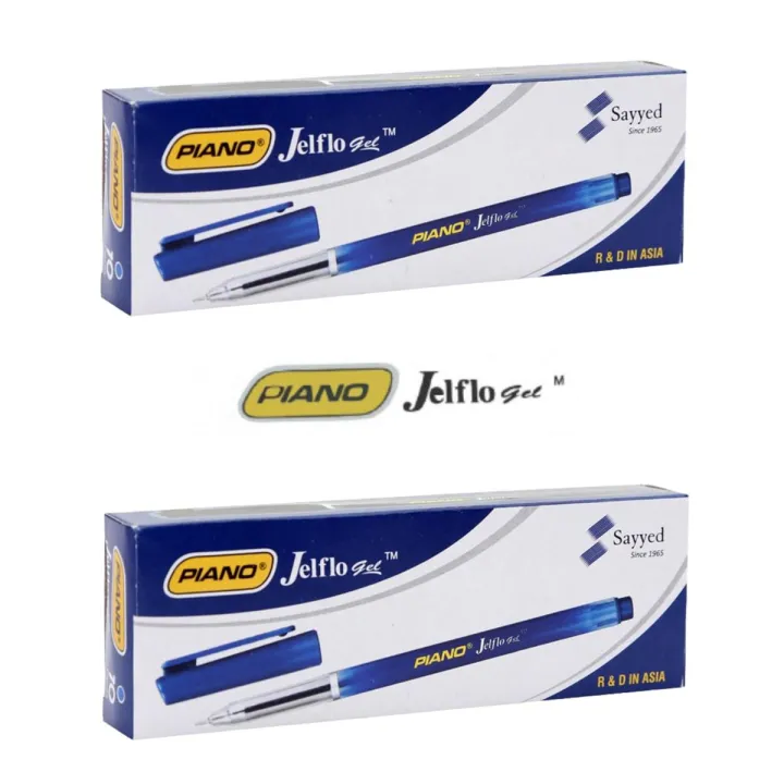 PIANO Jelflo Gel Pen Pack of 10 Pcs | Daraz.pk