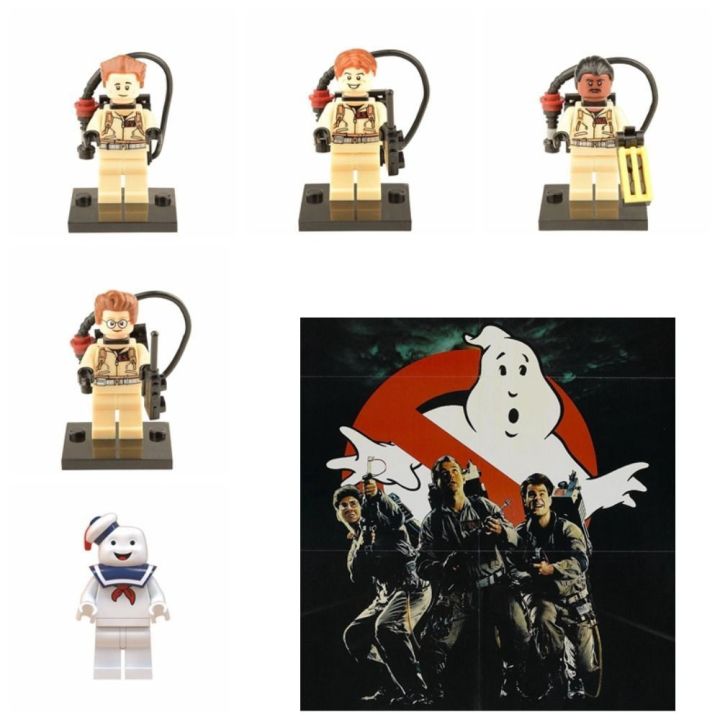 Set Marshmallow Mini Ghostbusters Building Blocks Doll Stantz ...