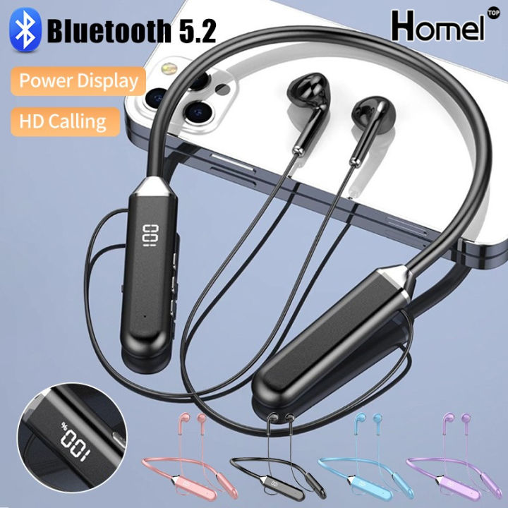 Kin KL50 Bluetooth Neckband with LED Screen, TF Card, Super Bass & 4H ...