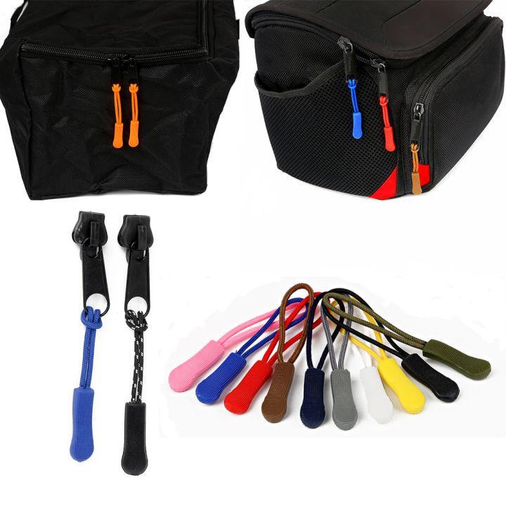10Pcs Zipper Pull Puller End Fit Rope Tag Fixer Zip Cord Puller Tab ...