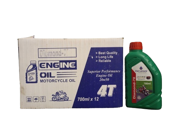 Diamond 70 - Engine Oil - 700 ml - Pack of 12 (Carton) | Daraz.pk