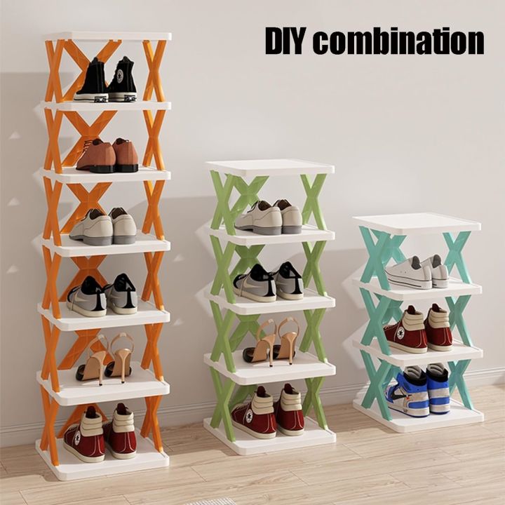 Beyond Co. 4&6 Layer Multifunctional Shoe Rack, X Shoe Rack, Folding ...