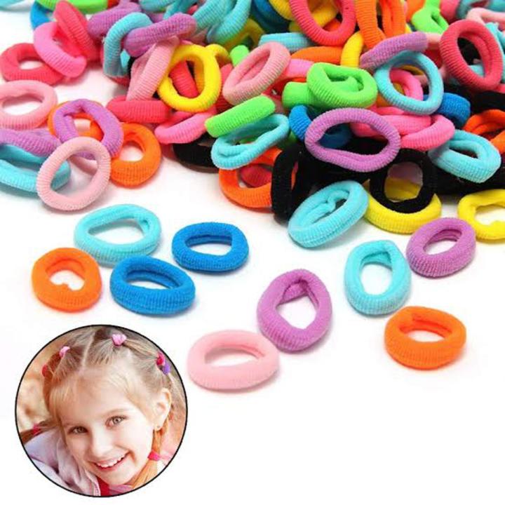 Multicolour Pack Of 30 Approximately Ladies Mini Rubber Band Elastic ...