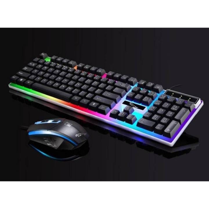 Gaming Mouse Gaming Keyboard Combo RGB LED Backlit Keyboard and Mouse ...