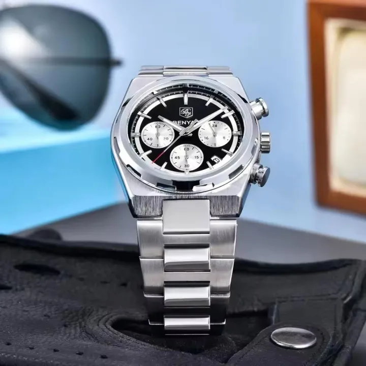 BENYAR Original Men’s Collection – PRX Model, Quartz Watch, Chronograph ...
