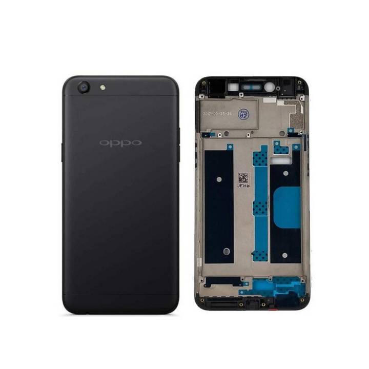 OPPO F3 Metal Housing Full Body Casing Replacement Parts Case With Side ...