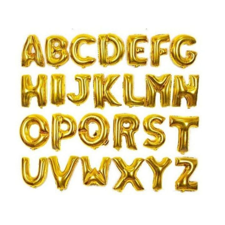 A to Z Foil Letter Balloons 🎈 | Alphabet Party Balloons for Birthday ...