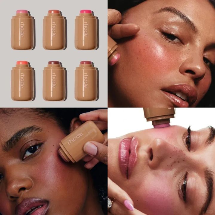 Rhode skin blush stick hailey piggy/freckle lip and cheek blush Natural ...