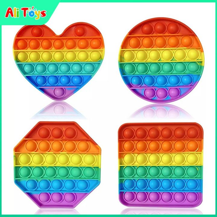 NYT Pop It Fidget Toy Fun Push And Pop Bubble Sensory Fidget Toys For ...