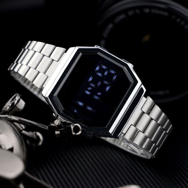 High quality Digital Touch Screen Watch for Men Women| Luxury LED Wrist ...