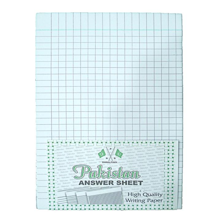 Pack of 24 Math Boxed Loose Answer Sheets - Assignment Pages Legal Size ...