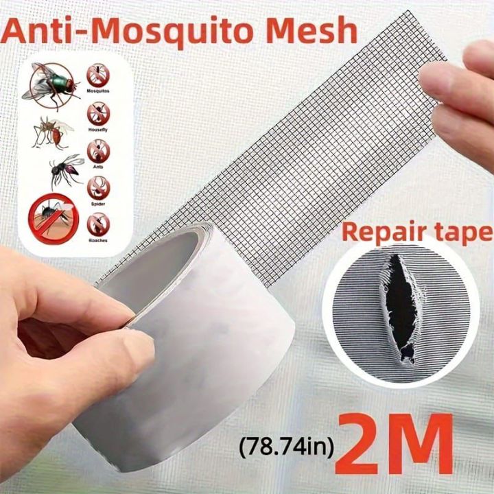 5x200cm Window Screen Repair Mesh Tape – Self-Adhesive, Waterproof ...