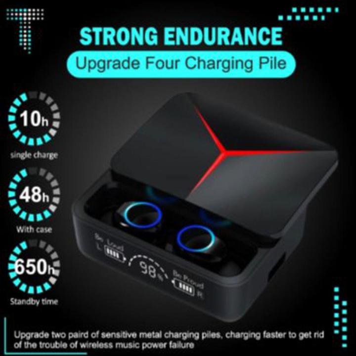 New Arrival sliding case earphones wireless Gaming EMC Noise Cancelling M90 pro tws earbuds with ...