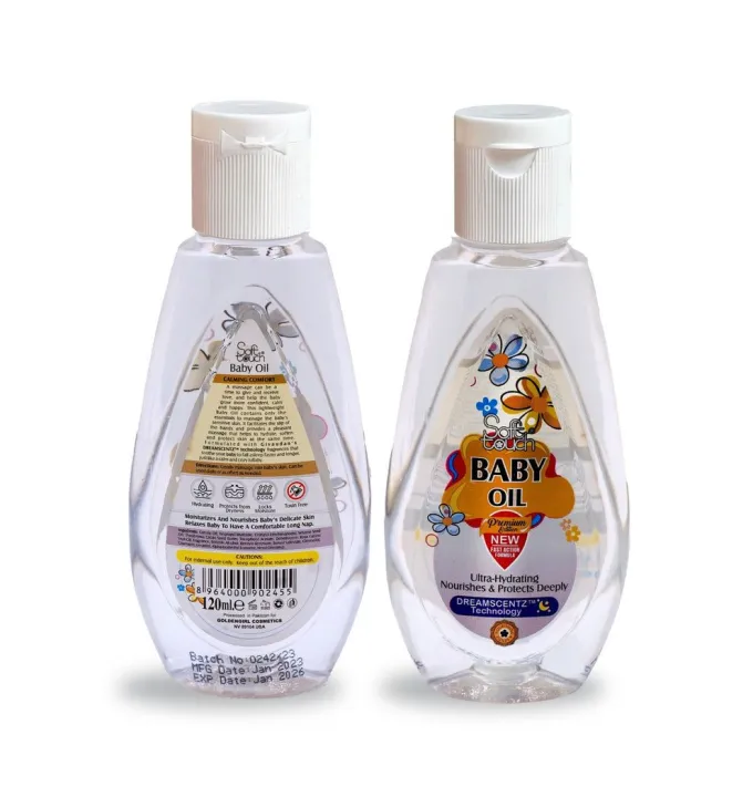 Sot Touch Baby Oil 120ml | Daraz.pk