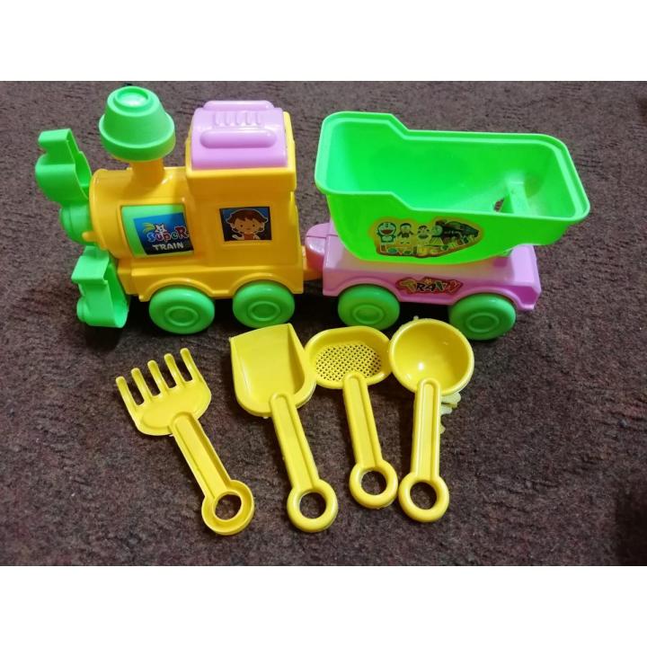 Super Train Toy for Kids With Sand Toy Set | Daraz.pk