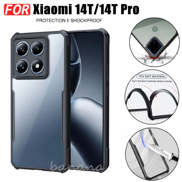 Xiaomi 14T Phone Case Xiaomi 14T Pro Shockproof Case Transparent Armor ...
