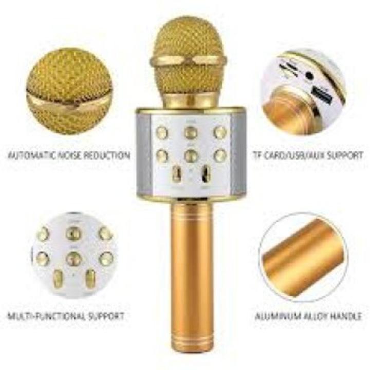 WS-858 Portable / Karaoke / Bluetooth Wireless / Microphone Speaker | Daraz.pk