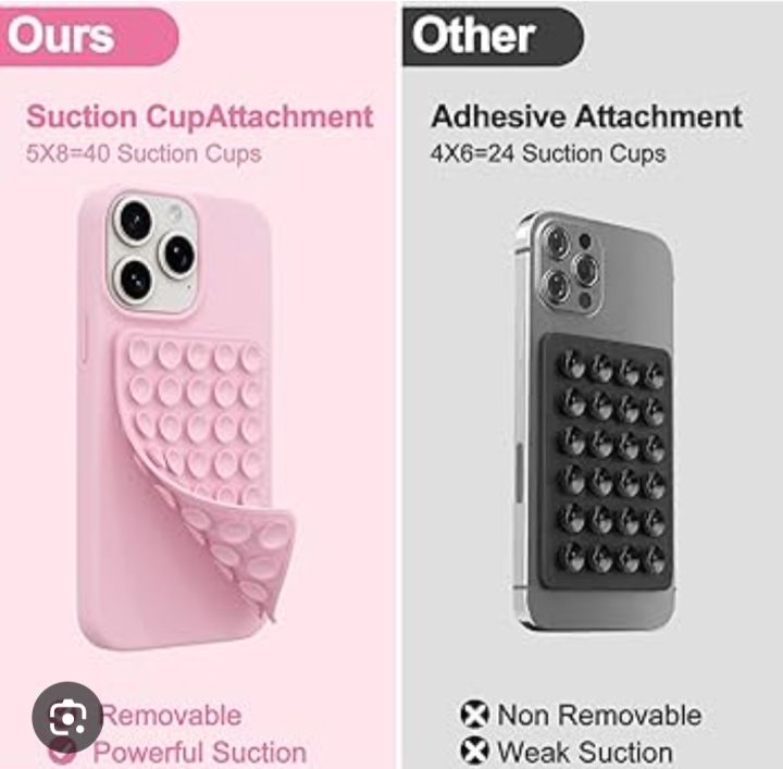 Branded 100 % Original Silicone Mobile Holder Sunction Grip Double ...