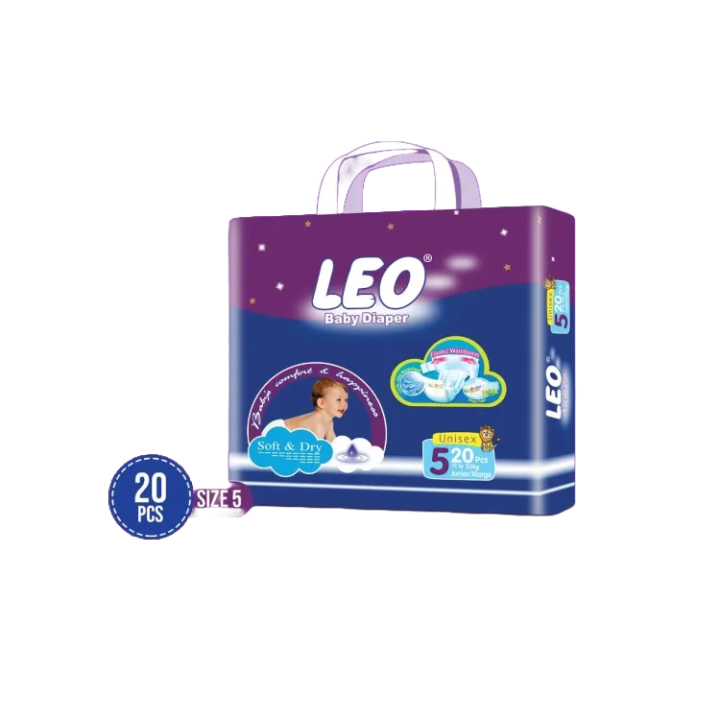 Leo Regular Pack Baby Diaper - Size 5, X-Large - 20 Pcs | Daraz.pk