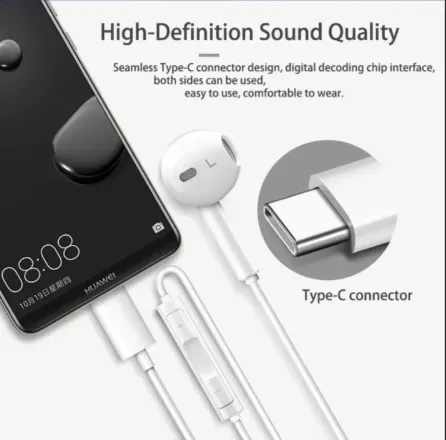 Gionee Premium Type-C Handfree | Crystal Clear Sound | Built-in Mic ...