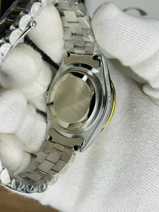 New launched silver chain watch for men , Round chain steel watch for ...