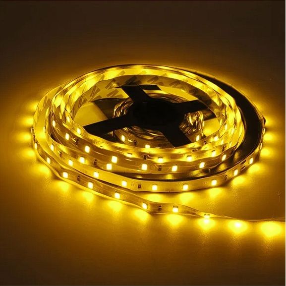 USB 1-5 Meters 5V LED Strip Light Yellow Flexible Cuttable Light with ...