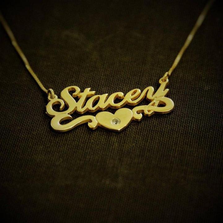 Customized Necklace, Name Locket, Custom Name Lockets For Girls | Daraz.pk