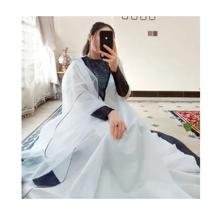 New Arrival Fashion Designer Stitched 3 Pcs Dress for women White Diana ...