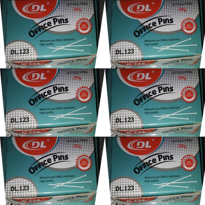 Office Pins / Imported Pins / Document Pins / Imported Pins (6 Pkt ...