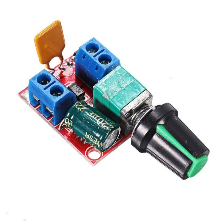 Mini DC Motor PWM Speed Controller 5V 6V 12V 24VDC 5a DC Motor Speed Control Switch LED Dimmer ...