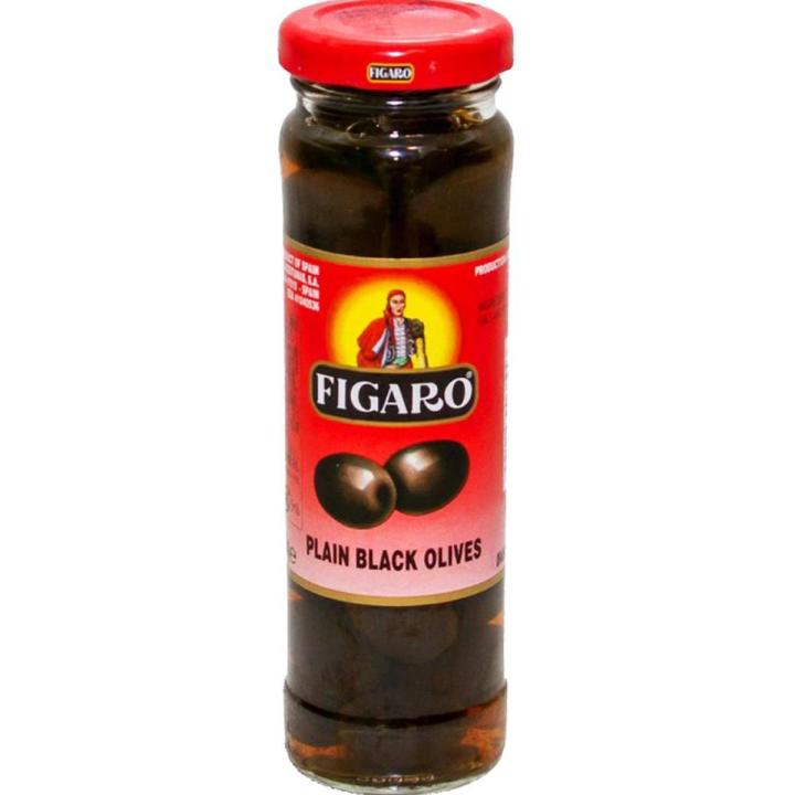 Figaro Olives Plain Black 85gm/142gm | Daraz.pk