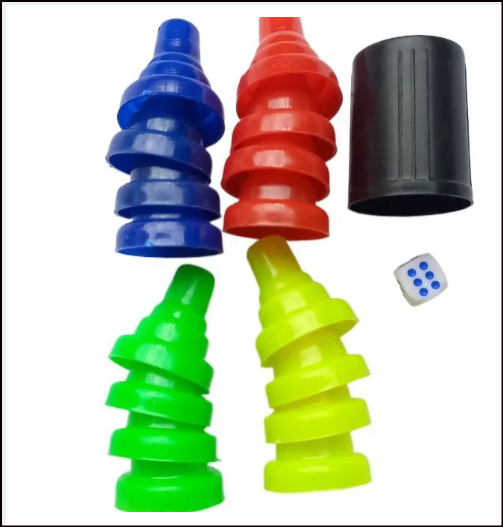 LUDO Goti Set - All Colors - Box of LUDO Tokens - High Quality - 18 Pcs ...