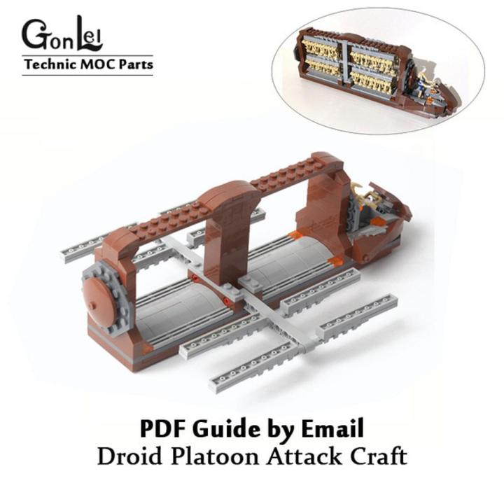 New Moc Star Plan Battle Transport Battleship Droid Platoon Attack ...