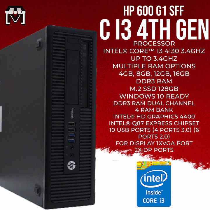 Core i3 4th Generation 4GB, 8GB, 12GB, 16GB, RAM + 128GB SSD Windows 10 ...